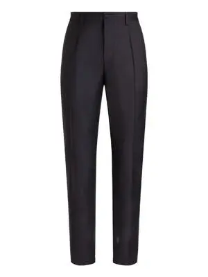 Dolce & Gabbana Virgin Wool Trousers - Blu