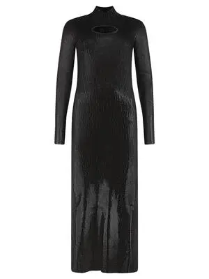 DIESEL® M-zary Dress With Oval D-metal Detail - Black