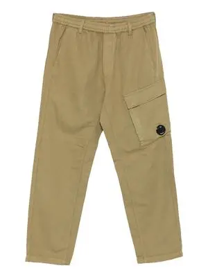 C.P. COMPANY CP COMPANY Cotton-Linen Cargo Pants With Drawstring Waist