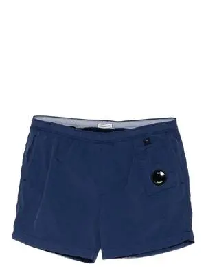 C.P. COMPANY CP Company Beach Shorts With Drawstring Waist And Lens Detailing