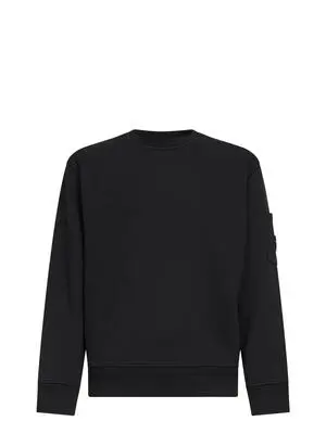 C.P. COMPANY Mini Lens Pocket Crewneck Sweatshirt - Nero