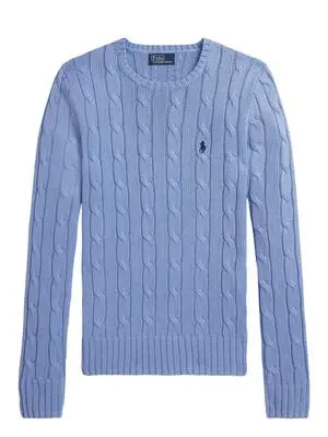 Polo Ralph Lauren Classic Cable-knit Crewneck Sweater - Blu