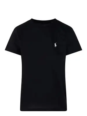 Polo Ralph Lauren POLO RALPH LAUREN Classic Fit Crewneck Cotton T-Shirt Nero