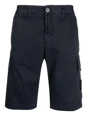 STONE ISLAND STONE ISLAND Cargo Shorts With Concealed Snaps