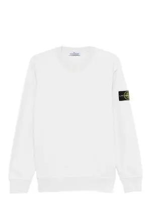 Stone Island Stone Island Ribbed Crew Neck Cotton Sweater Grigio