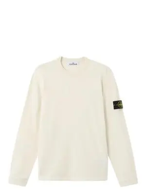Stone Island STONE ISLAND Ribbed Crewneck Sweater Bianco