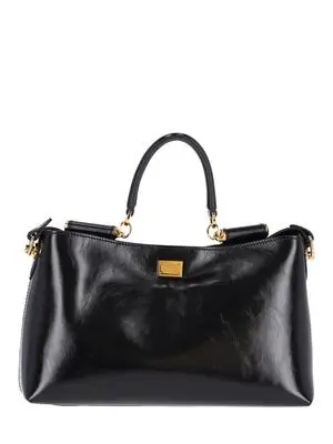 Dolce & Gabbana Calf Leather Shoulder Bag - Black