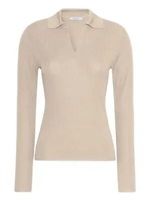 MAX MARA MAX MARA Cashmere Silk Polo Sweater