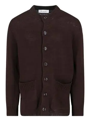 Our Legacy OUR LEGACY Button-Front Cardigan Sweater Brown