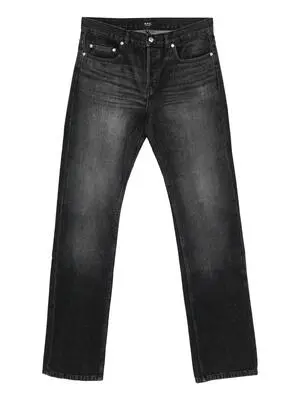 A.p.c. Five-pocket Cotton Jeans - Nero