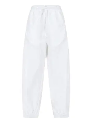 RÓHE Light & Natural Cotton-blend Trousers - White