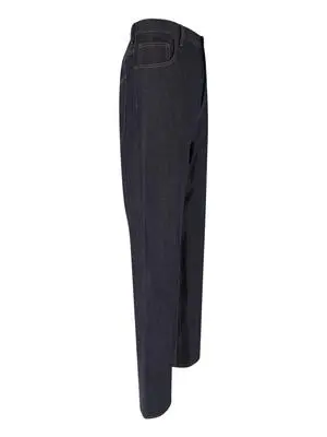Thom Browne 100% Cotton Denim Jeans - Blue