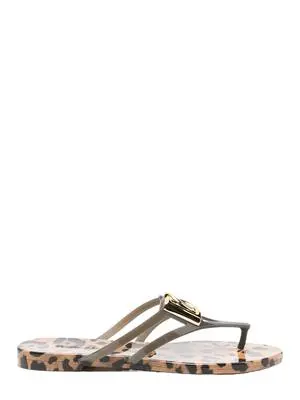 Dolce & Gabbana Dolce & Gabbana DG Crossed Logo Sandals Marrone
