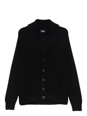 DRUMOHR Shawl Collar Button-front Cardigan - Multicolour