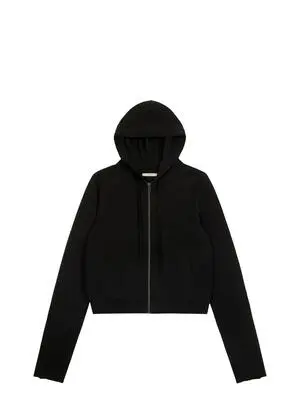 ENTIRE STUDIOS Zip-front Cotton Hoodie - Nero