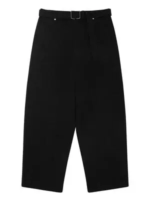 ENTIRE STUDIOS Cotton Waist Belt With Belt Loops And Pockets - Nero