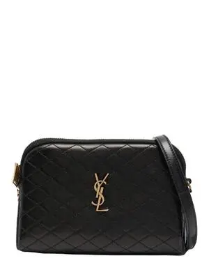 Saint Laurent Quilted Leather Mini Shoulder Bag - Nero