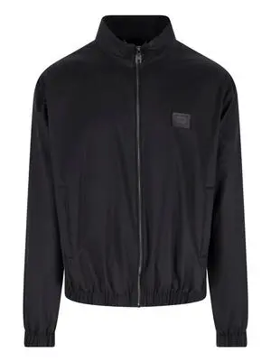 Dolce & Gabbana Lightweight Zip-up Jacket - Black