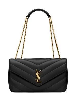 Saint Laurent Saint Laurent Leather Mini Shoulder Bag With Sliding Chain Strap Nero
