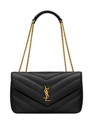 Saint Laurent Saint Laurent Leather Mini Shoulder Bag With Sliding Chain Strap Nero
