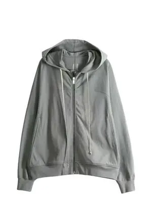 Rick Owens Tower Windbreaker Zip-up Hoodie - Grey