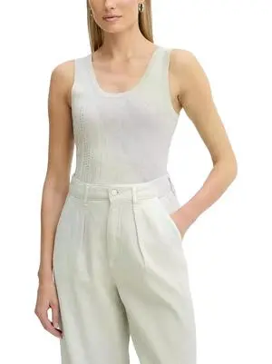 FRACOMINA Embellished Knitted Tank Top - Grey
