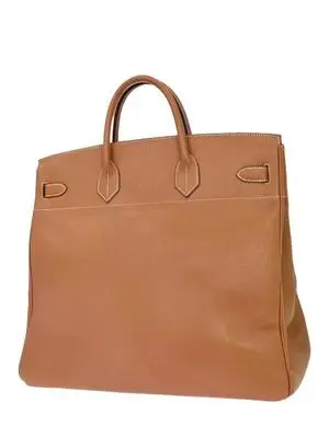 Hermès 2004 Ardennes Haut A Courroies Tote Bag - Brown