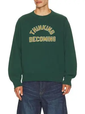 Sacai Graphic Pullover - Green