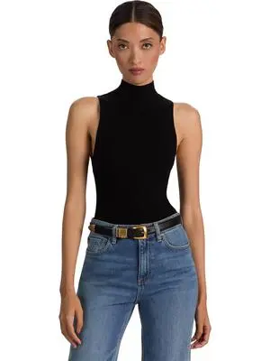 ALICE + OLIVIA Alice + Olivia Darcey Wool Sleeveless Turtleneck Tank