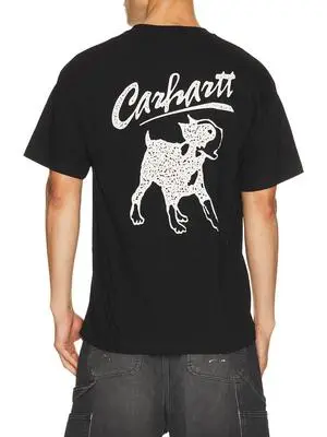 Carhartt Work In Progress Short Sleeve Pup Tee Shirt - Black