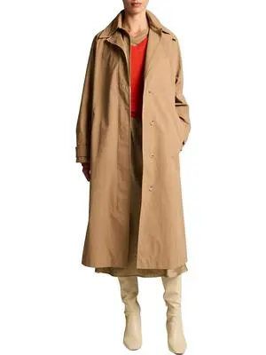 Vince Double-collar Cotton-blend Trench Coat - Carmello