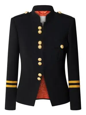 THE EXTREME COLLECTION Blazer With Gold Braid Claudia London - Black