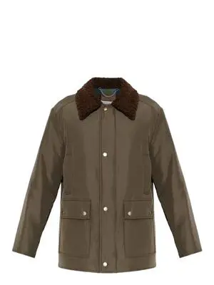 MAISON MARGIELA Shearling Collar Jacket - Green