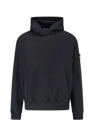 Stone Island Compass Hoodie - Black