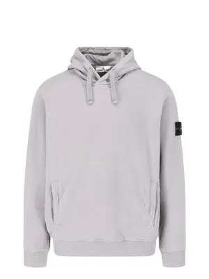 Stone Island Compass Hoodie - Gray