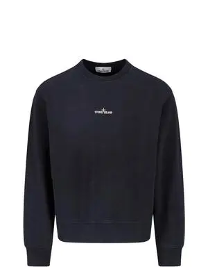 Stone Island Compass" Logo Sweatshirt - Black