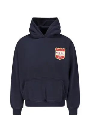 Rhude Filatro Crest Hoodie - Black