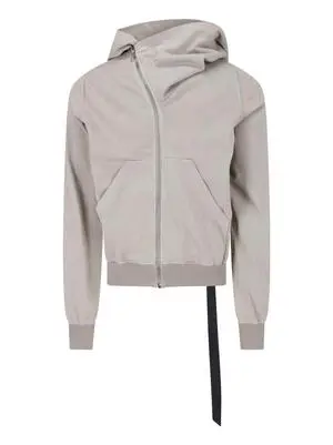 Rick Owens Zip Hoodie "mountain - Gray