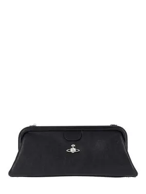 VIVIENNE WESTWOOD Jane Frame Shoulder Bag - Black