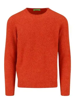 DRUMOHR Drumohr Lambswool Crew Neck Sweater Orange