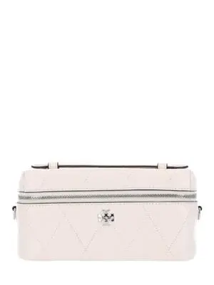 Tory Burch Tory Burch Charlie Vanity Bag Cream