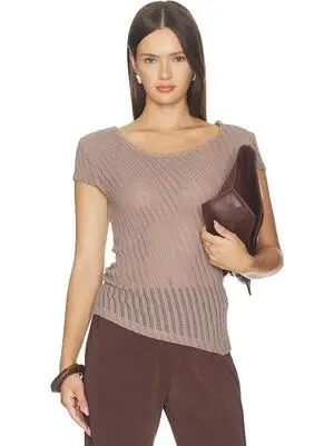 SNDYS. Norah Knit Top - Fig