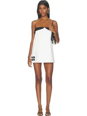 NIIHAI Collar Bandeau Dress - White