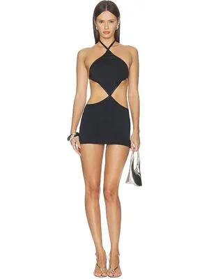 NIIHAI NIIHAI Diamond Triangle Mini Dress With Cut-Out Details