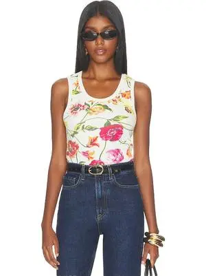 Kenzo Wildflower Tank Top - Ecru