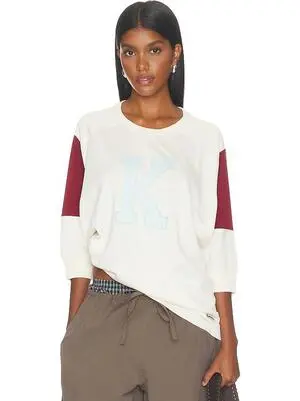 Kenzo Varsity Top - Ecru