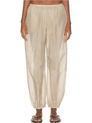 DONNI. DONNI. Silk Cotton Sheer Balloon Pant