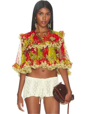 SIEDRES Rosa Cropped Top - Multi
