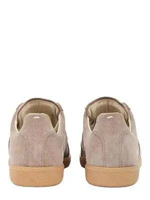 MAISON MARGIELA Maison Margiela Replica Panelled Suede Sneakers Brown