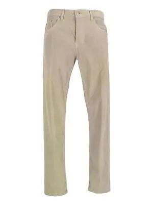 DONDUP Corduroy Straight-leg Trousers - Neutrals